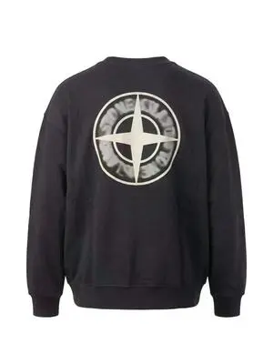 Stone Island Logo-print Cotton Sweatshirt