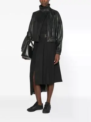 Sandro Cecilia Asymmetric Pleated Skirt