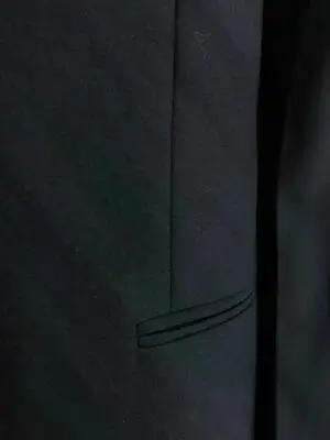 Closed Single-breasted Peak-lapel Blazer