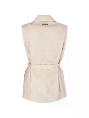 Peserico Belted Notch-lapel Coat