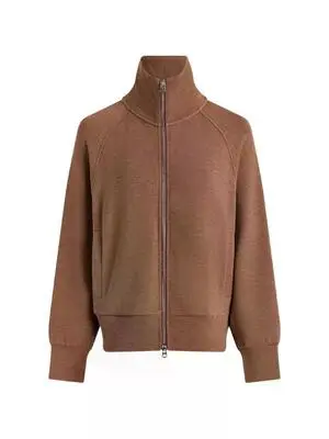 Varley Tyde Zip-through Sweater - Brown