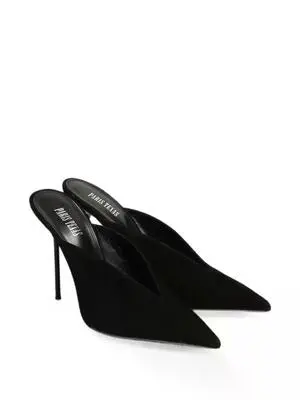 Paris Texas Lidia Sabot Stiletto-heel Mules - Black