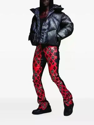 GUAPI Crimson Relic Waxed-denim Jeans