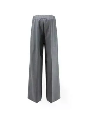 SEMICOUTURE Straight-leg Trousers With Elasticated Waistband