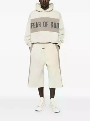 Fear Of God Logo Print Hoodie