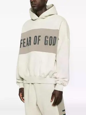Fear Of God Logo Print Hoodie