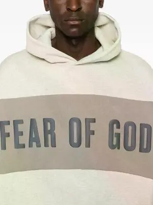 Fear Of God Logo Print Hoodie