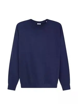 Aspesi Crew-neck Ribbed-trim Sweater - Blue