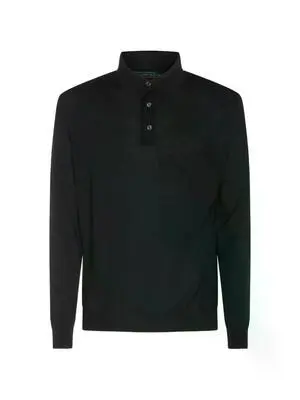 Kiton Long-sleeve Button-down Sweater
