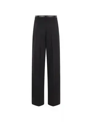 Max Mara Belted Pleated Trousers