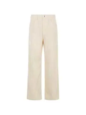 RÓHE Corduroy Cotton Trousers - Neutrals
