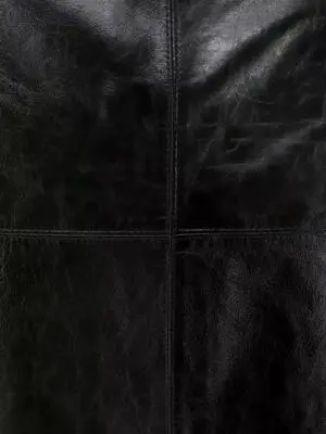 Soeur Gwen Leather Midi Skirt