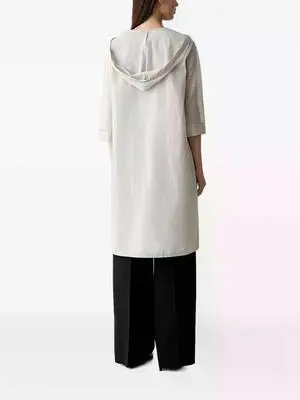 Joseph Ribkoff Mesh-panelled Hooded Jacket