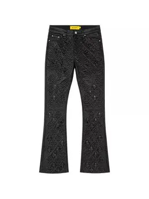 GUAPI Quilted-panel Jeans