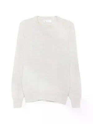 Brunello Cucinelli Elbow-patch Sweater - Grey