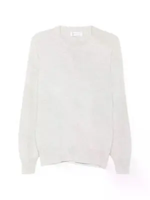 Brunello Cucinelli Elbow-patch Sweater - Grey