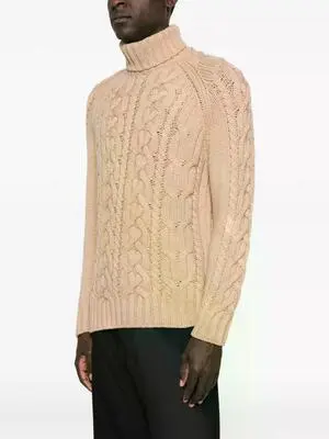 Brunello Cucinelli Cable-knit Roll-neck Sweater