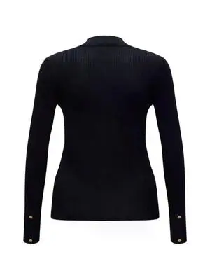 Max Mara Ribbed Knit Button-down Cardigan