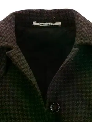 Tagliatore Bethany Houndstooth-pattern Coat