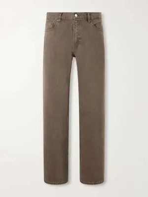 FRAME Relaxed Straight-leg Jeans - Brown