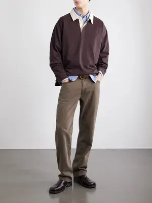 FRAME Relaxed Straight-leg Jeans - Brown