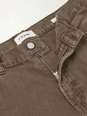FRAME Relaxed Straight-leg Jeans - Brown