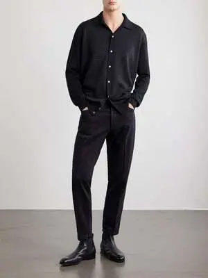 LARDINI Fresco Wool Cardigan