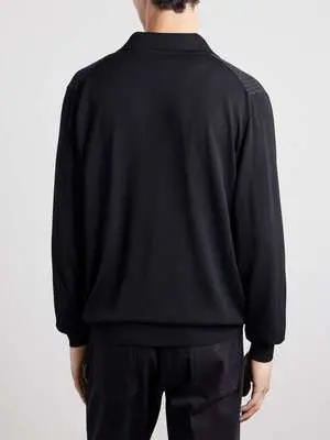 LARDINI Fresco Wool Cardigan