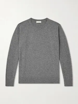 Dries Van Noten Cashmere Crew Neck Sweater - Gray