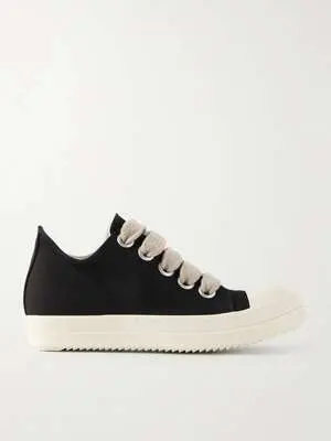 Rick Owens Jumbolace Denim Sneakers - Black
