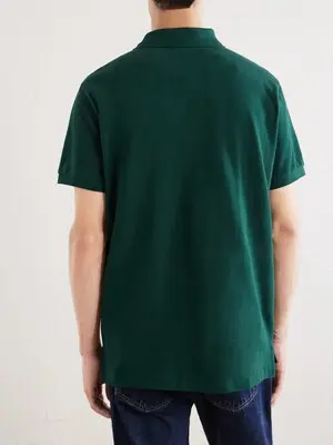 Polo Ralph Lauren Slim-fit Logo-embroidered Cotton-piqué Polo Shirt - Green