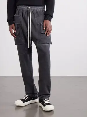 Rick Owens Creatch Straight-leg Cargo Sweatpants