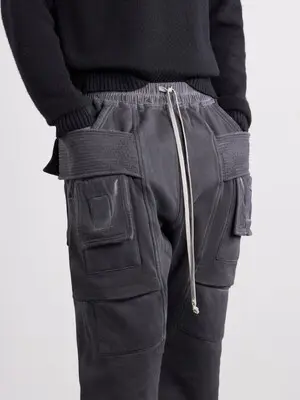 Rick Owens Creatch Straight-leg Cargo Sweatpants