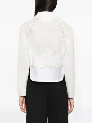 Ermanno Scervino Lace-trimmed Open-knit