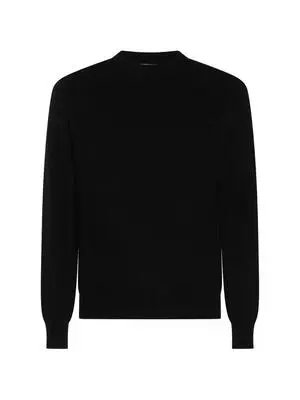 Malo Ribbed-knit Cashmere Sweater - Black