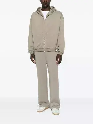 WOC Raw-edge Zip-up Hoodie