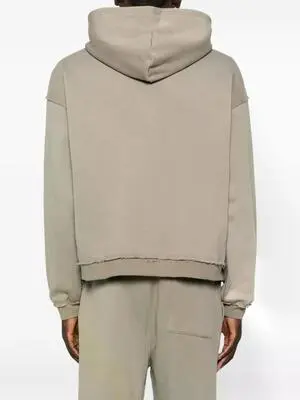 WOC Raw-edge Zip-up Hoodie