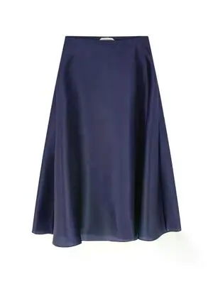 Alberta Ferretti A-line Midi Skirt - Blue