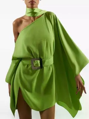 TALLER MARMO Belted Kaftan Mini Dress