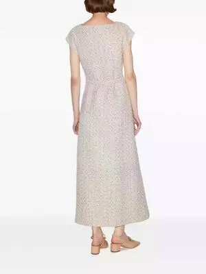 Huishan Zhang Suki Tweed Square Neck Dress