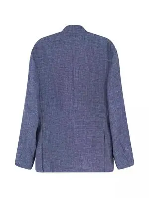 Boglioli Mandarin-collar Button-up Jacket