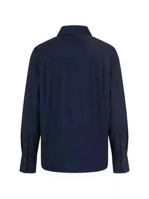 Closed Chest-pocket Button-up Shirt