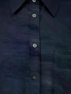Closed Chest-pocket Button-up Shirt