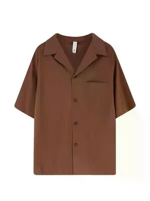 HEVO Short-sleeve Bowling-collar Shirt