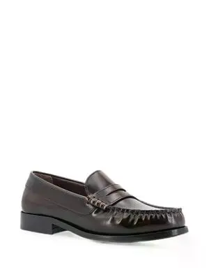 ALOHAS Rivet Leather Loafers