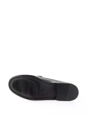 ALOHAS Rivet Leather Loafers
