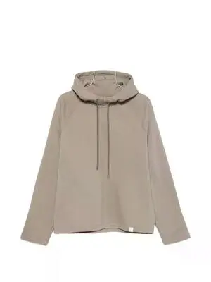 WOC Winner Raglan-sleeve Drawstring Hoodie - Neutrals