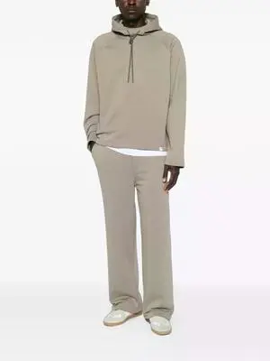 WOC Winner Raglan-sleeve Drawstring Hoodie - Neutrals