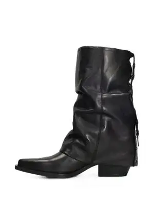 METISSE Texan Slouchy Stud-embellished Boots
