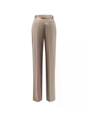 HEVO Wide-leg High-waisted Trousers - Neutrals